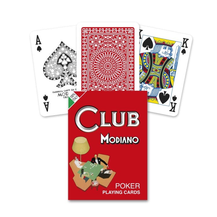 Poker Club (raudonos) Modiano | Brain Games LT