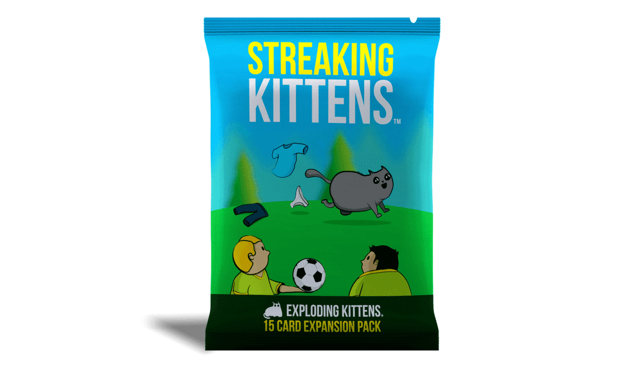 Exploding Kittens Streaking Kittens (papildymas) | Brain Games LT