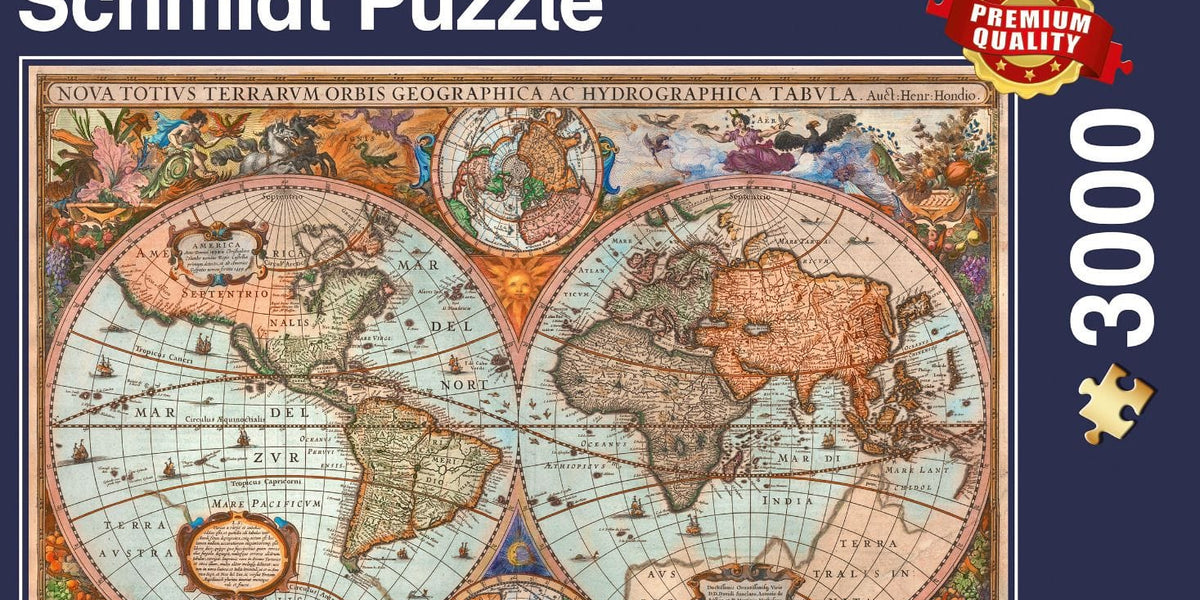 Ancient World Map, 3000 | Brain Games LT